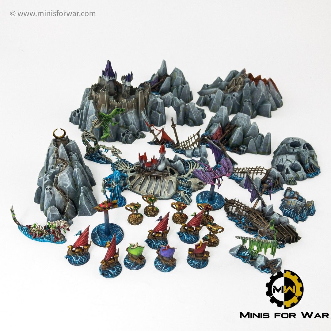 Board Games: Dreadfleet - Minis For War Painting Studio