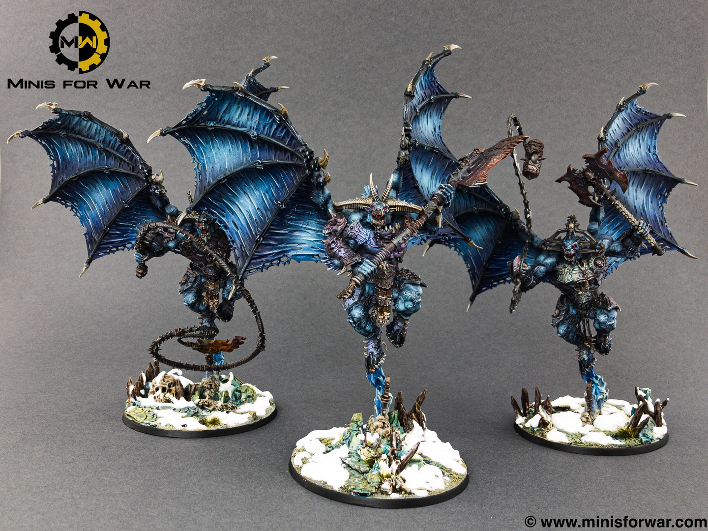 40k - Daemons Of Khorne Bloodthirster - Minis For War Painting Studio