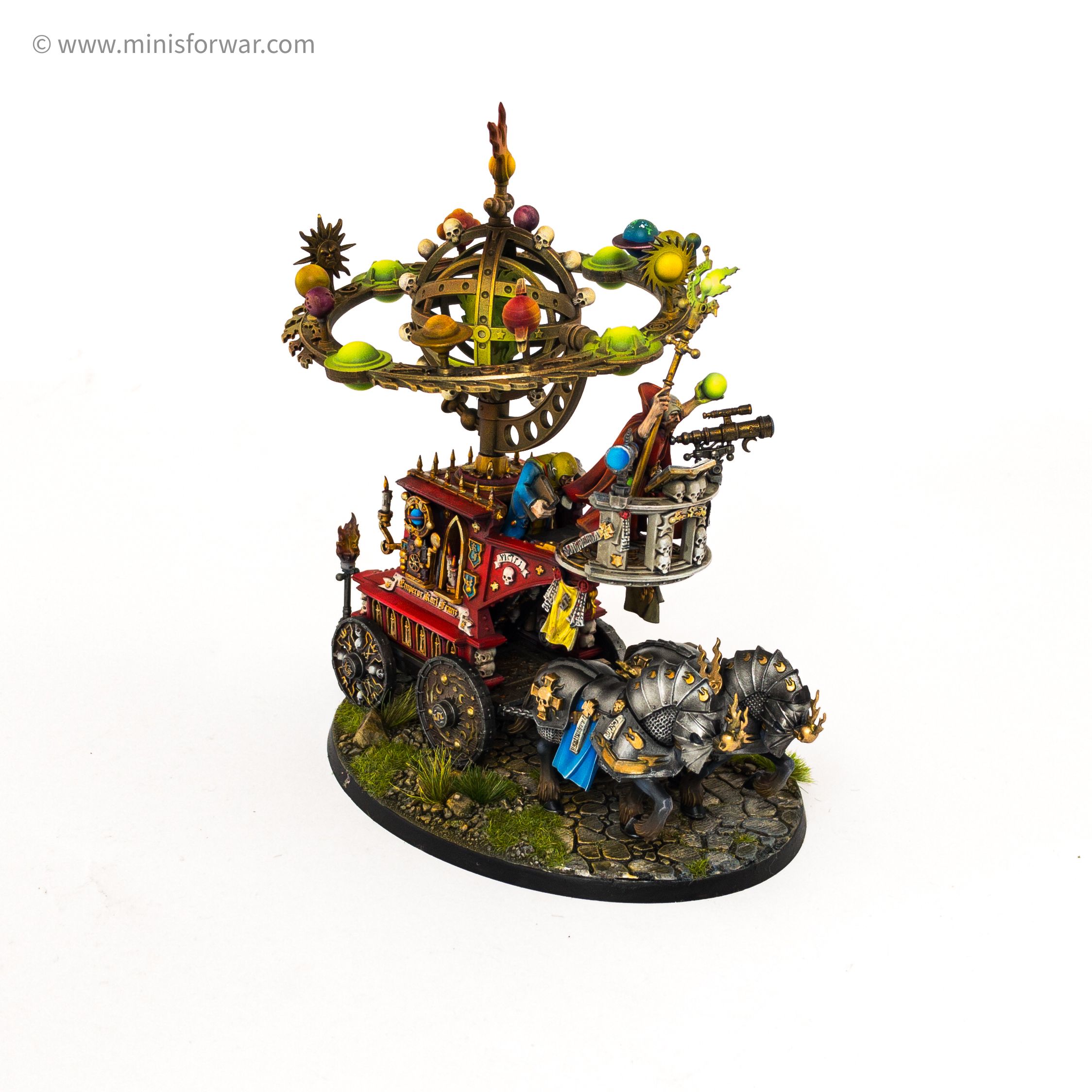 AoS - Steam Tank & Luminark - Minis For War Painting Studio