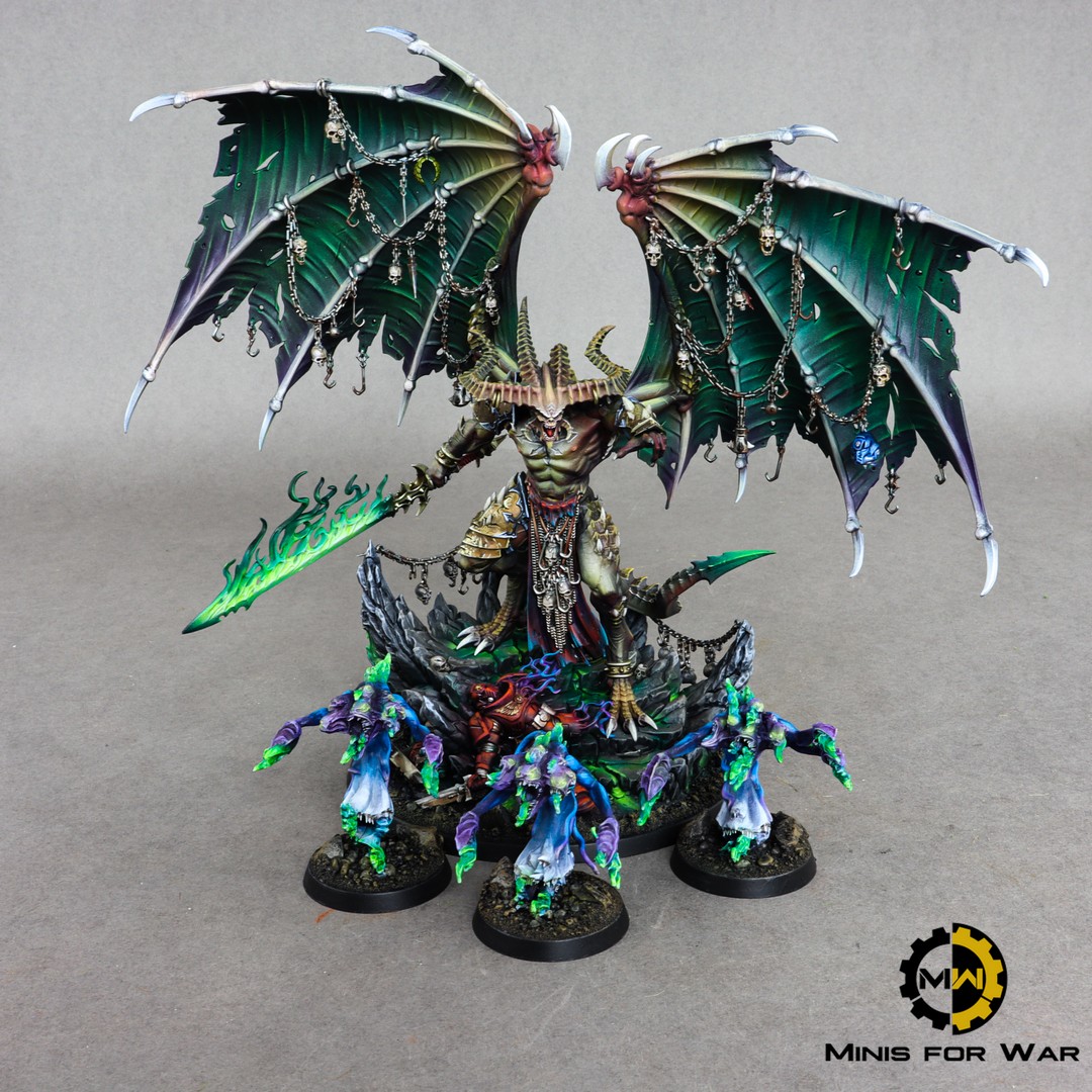40k - Be'Lakor Green - Minis For War Painting Studio