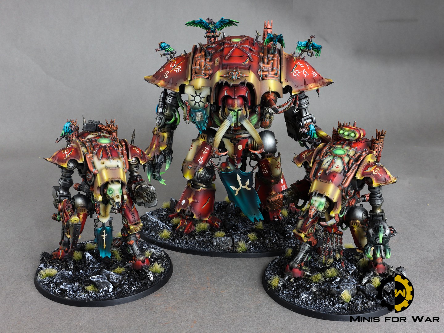 40k - Chaos Knights - Minis For War Painting Studio