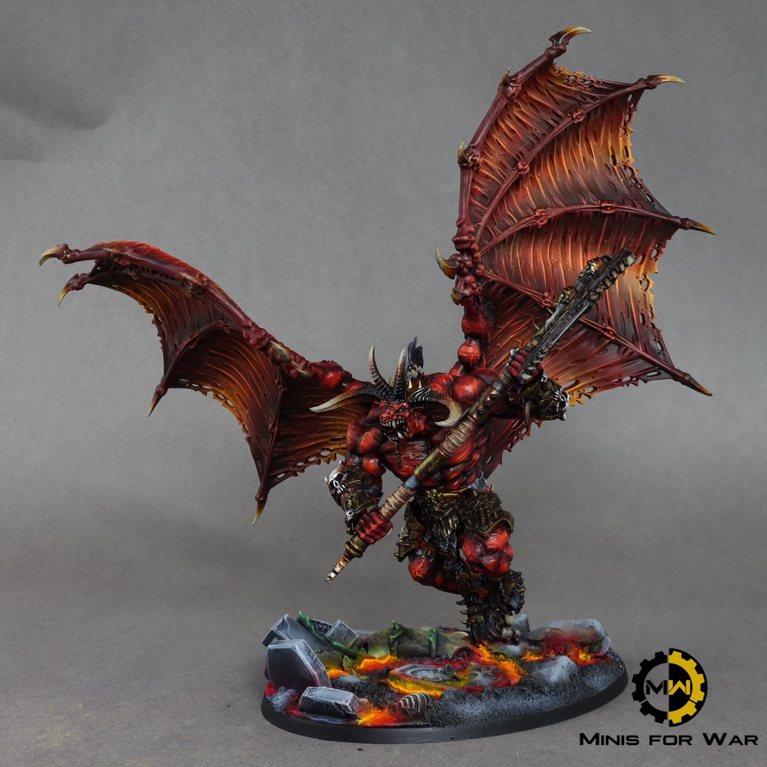 AoS/40k - Bloodthirster - Minis For War Painting Studio