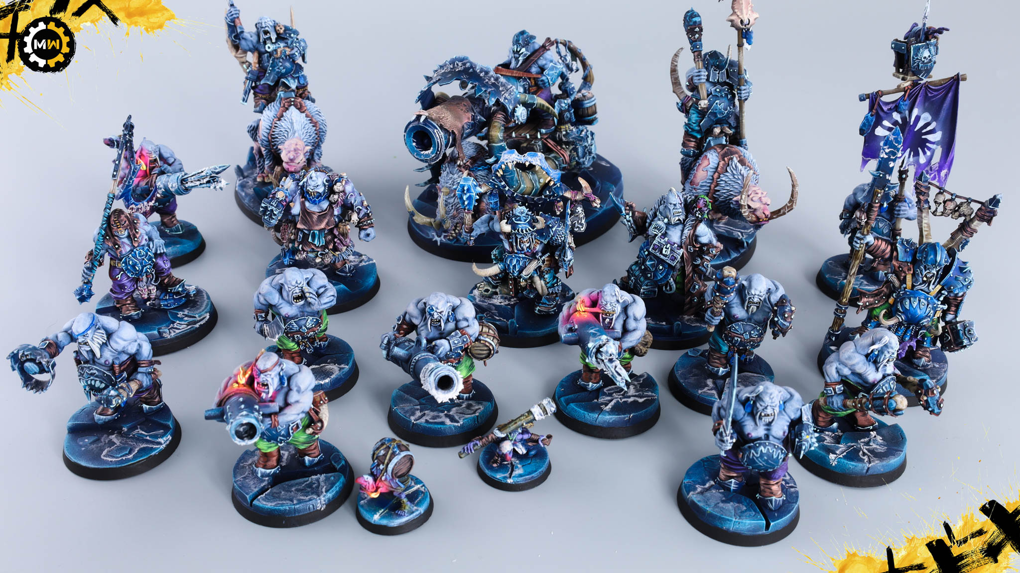 Ogor Mawtribes Army from Age of Sigmar Painted Minis Showcase