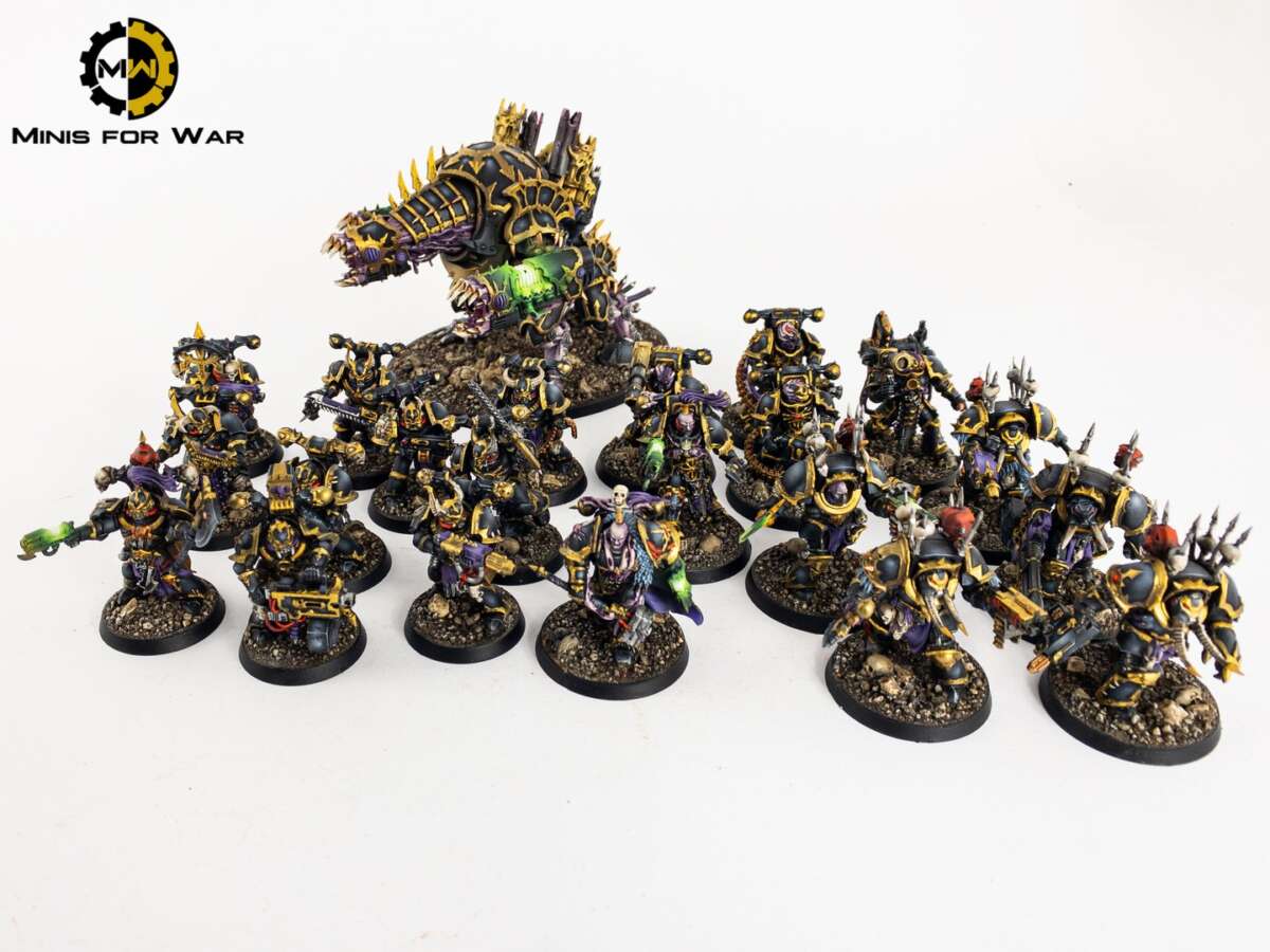 40k - CSM Black Legion Forces - Minis For War Painting Studio