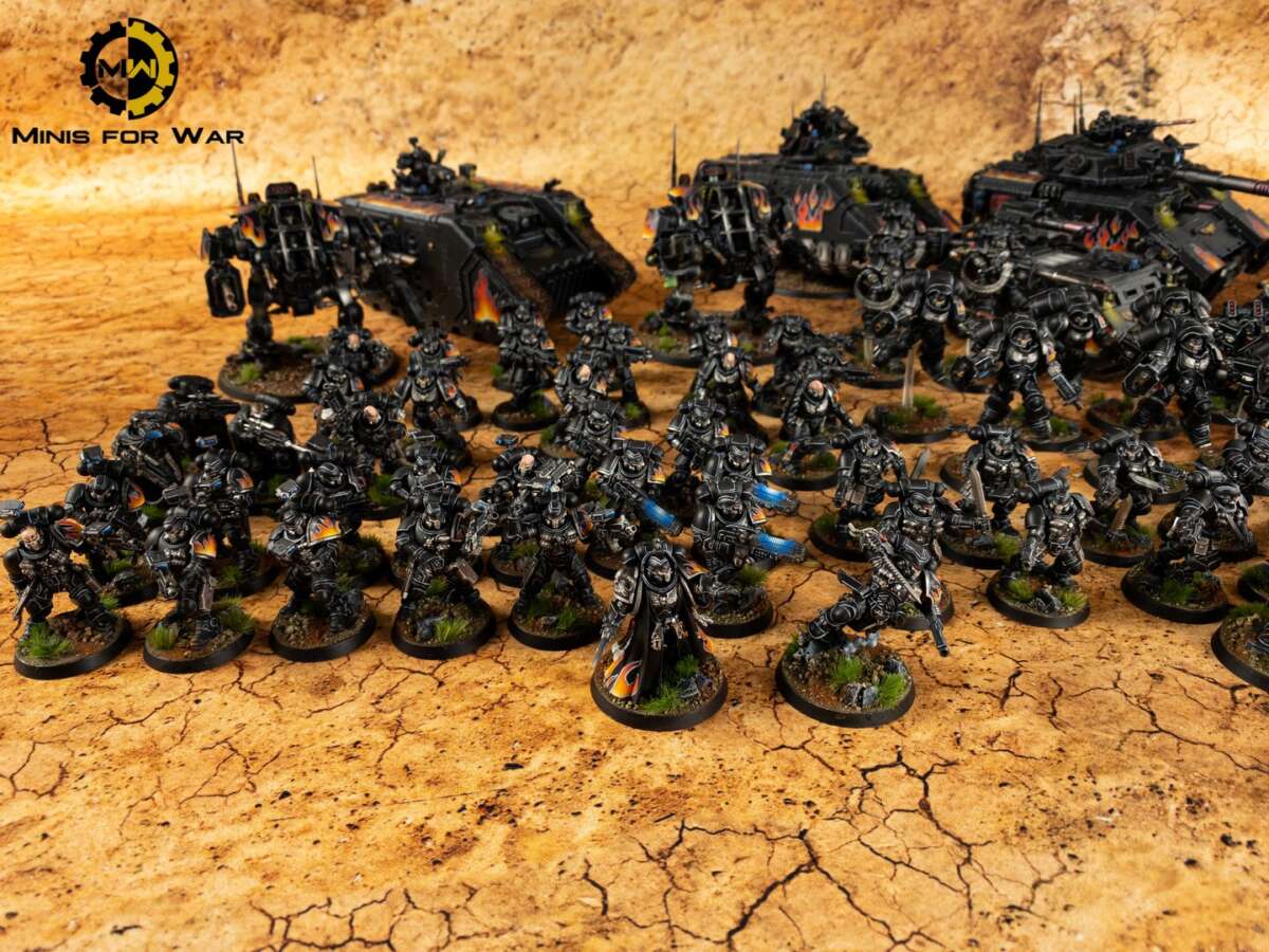 40k - Legion of the Damned Army - Minis For War Painting Studio