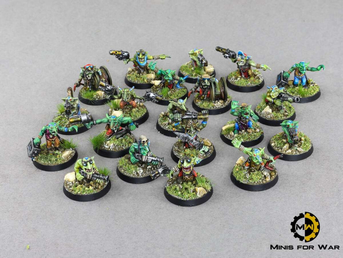 40k - Orks Gretchin Army - Minis For War Painting Studio