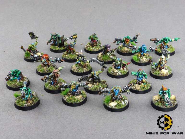 40k - Orks Gretchin Army - Minis For War Painting Studio