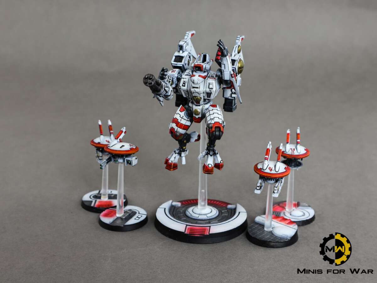 40k - Tau White Army - Minis For War Painting Studio