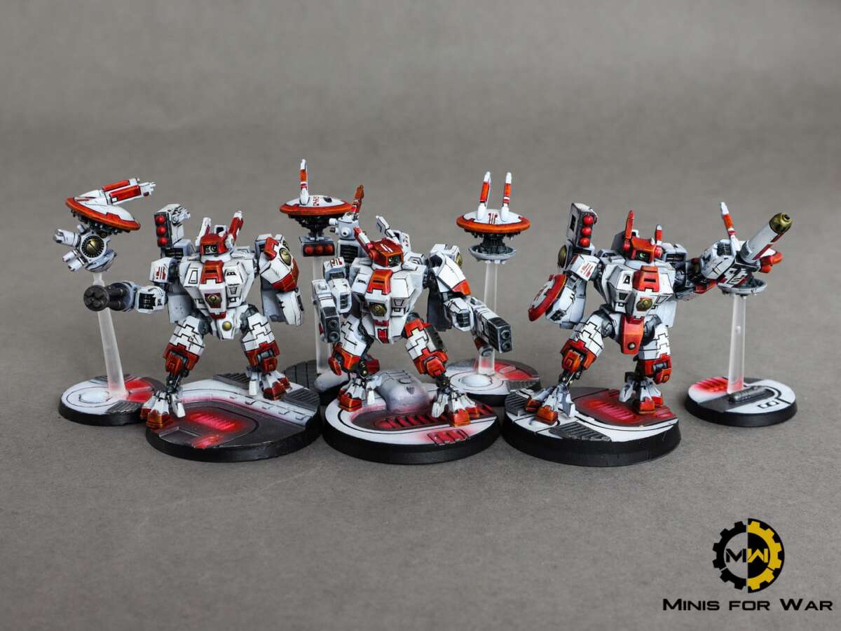 40k - Tau White Army - Minis For War Painting Studio