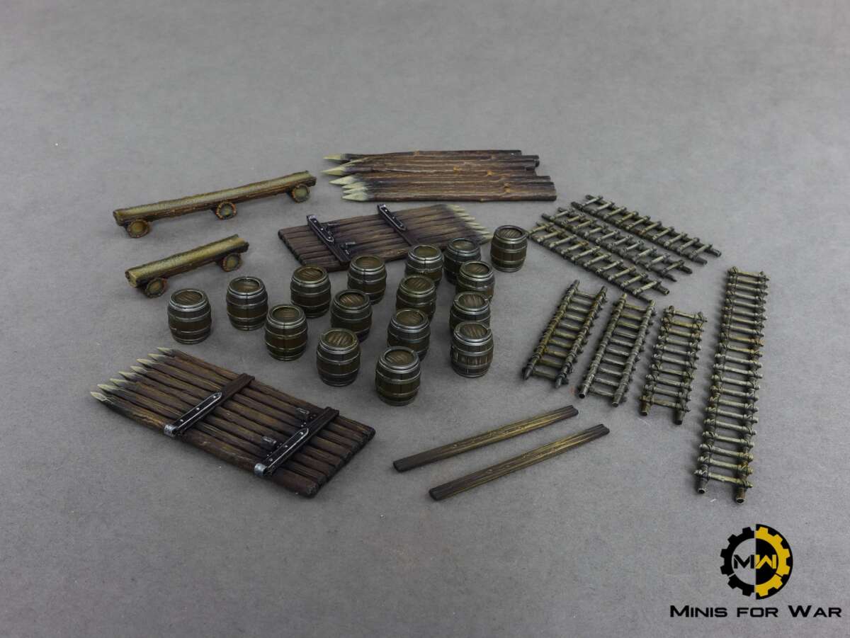 LotR - Rohan Village Terrains - Minis For War Painting Studio