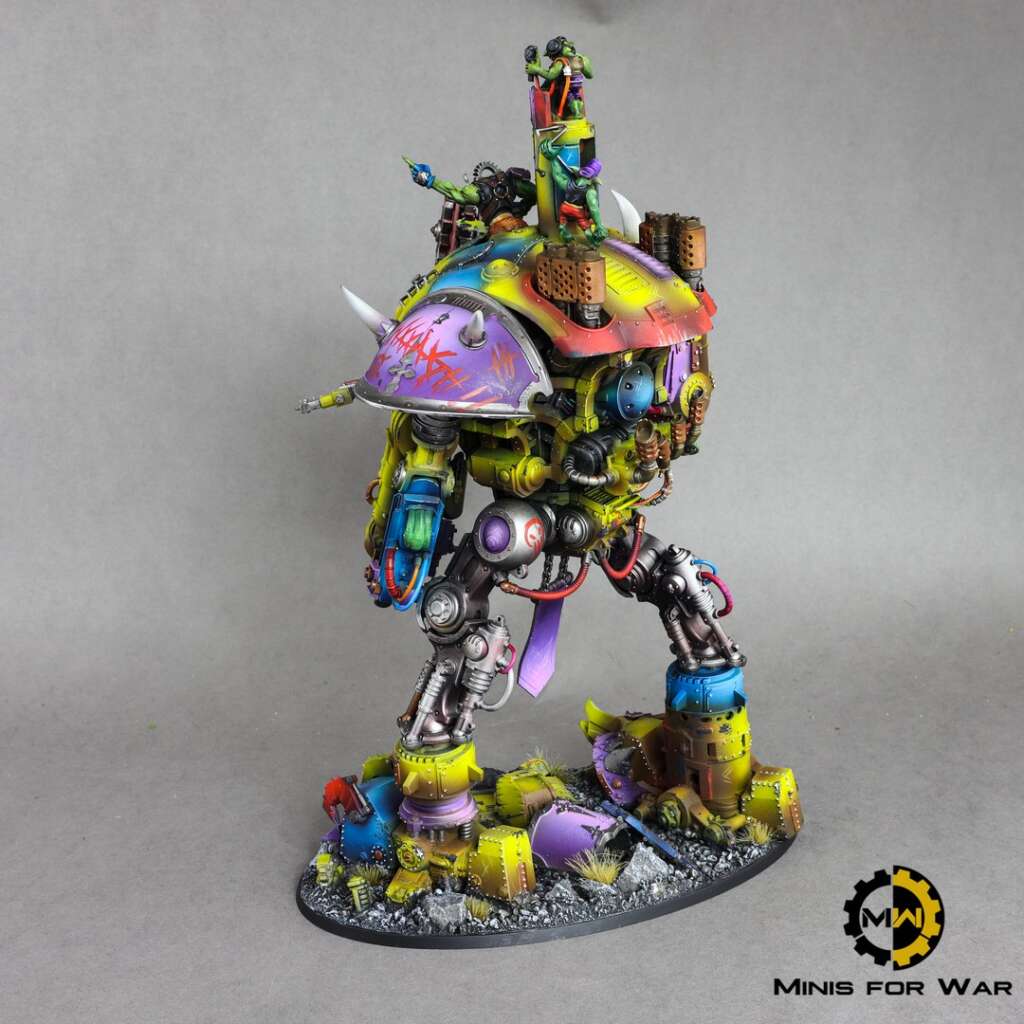 40k - Ork Super-Knights Converted Army - Minis For War Painting Studio
