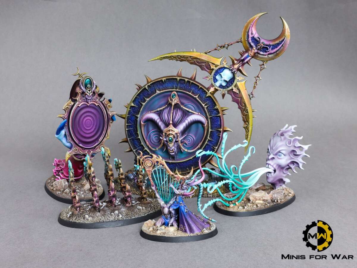 AoS - Slaanesh Endless Spells - Minis For War Painting Studio