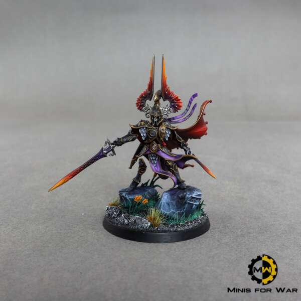 AoS - Lumineth Realm-lords in Red Color Pattern #2 - Minis For War ...