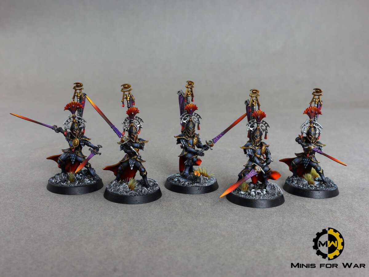 AoS - Lumineth Realm-lords in Red Color Pattern #2 - Minis For War ...