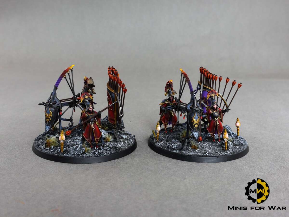AoS - Lumineth Realm-lords in Red Color Pattern #2 - Minis For War ...