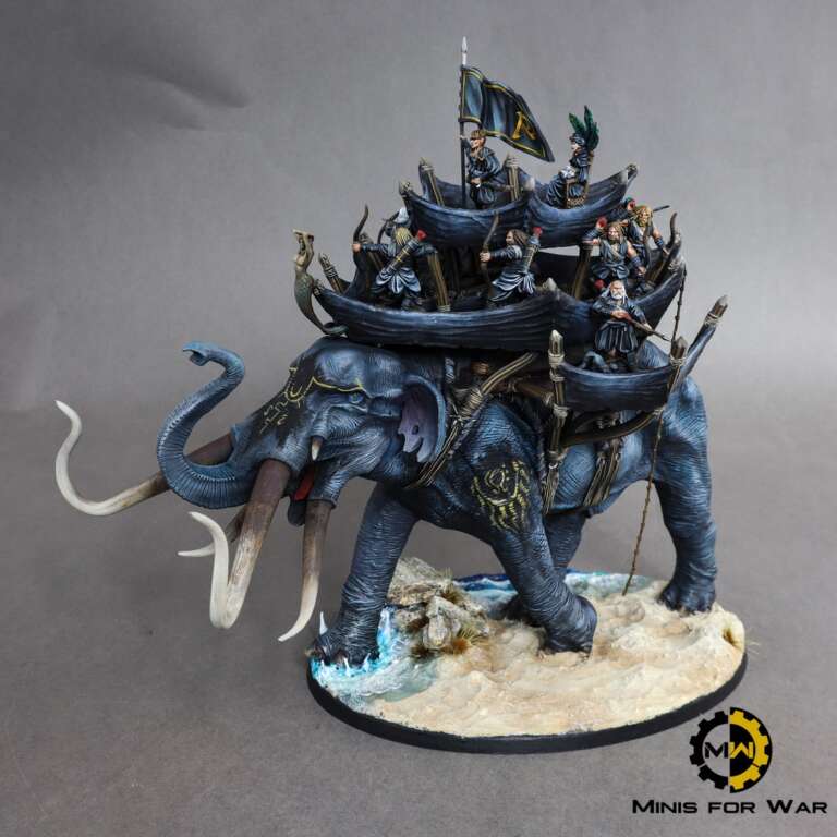 LotR - Oliphant / Mumakil - Minis For War Painting Studio