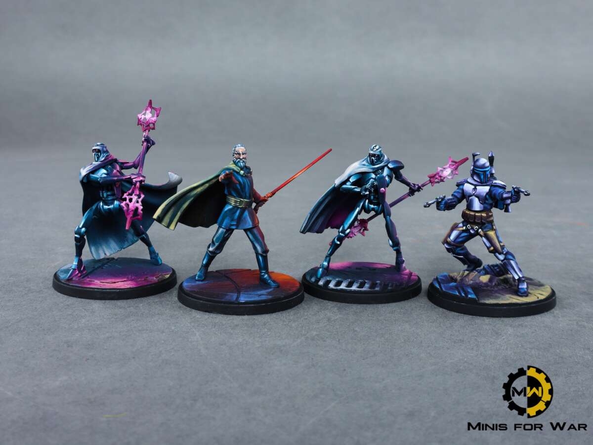 Shatterpoint - Count Dooku Squad Overview - Minis For War Painting Studio
