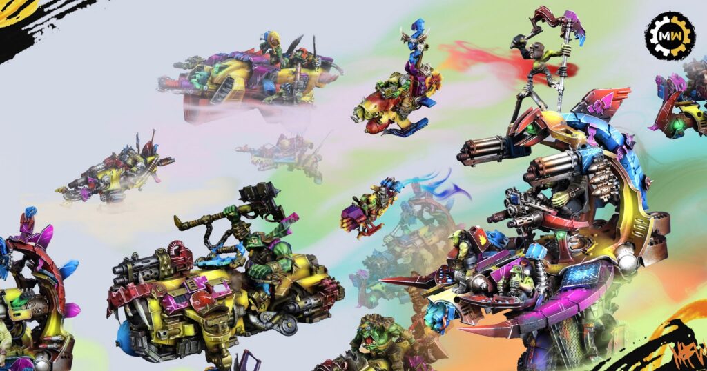 Totally Custom, Kitbashed Ork Jetbikes for Warhammer 40k!
