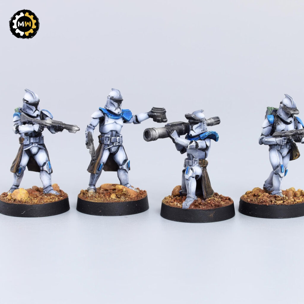 Clone Troopers Painted Legion Miniatures - Ready to Play