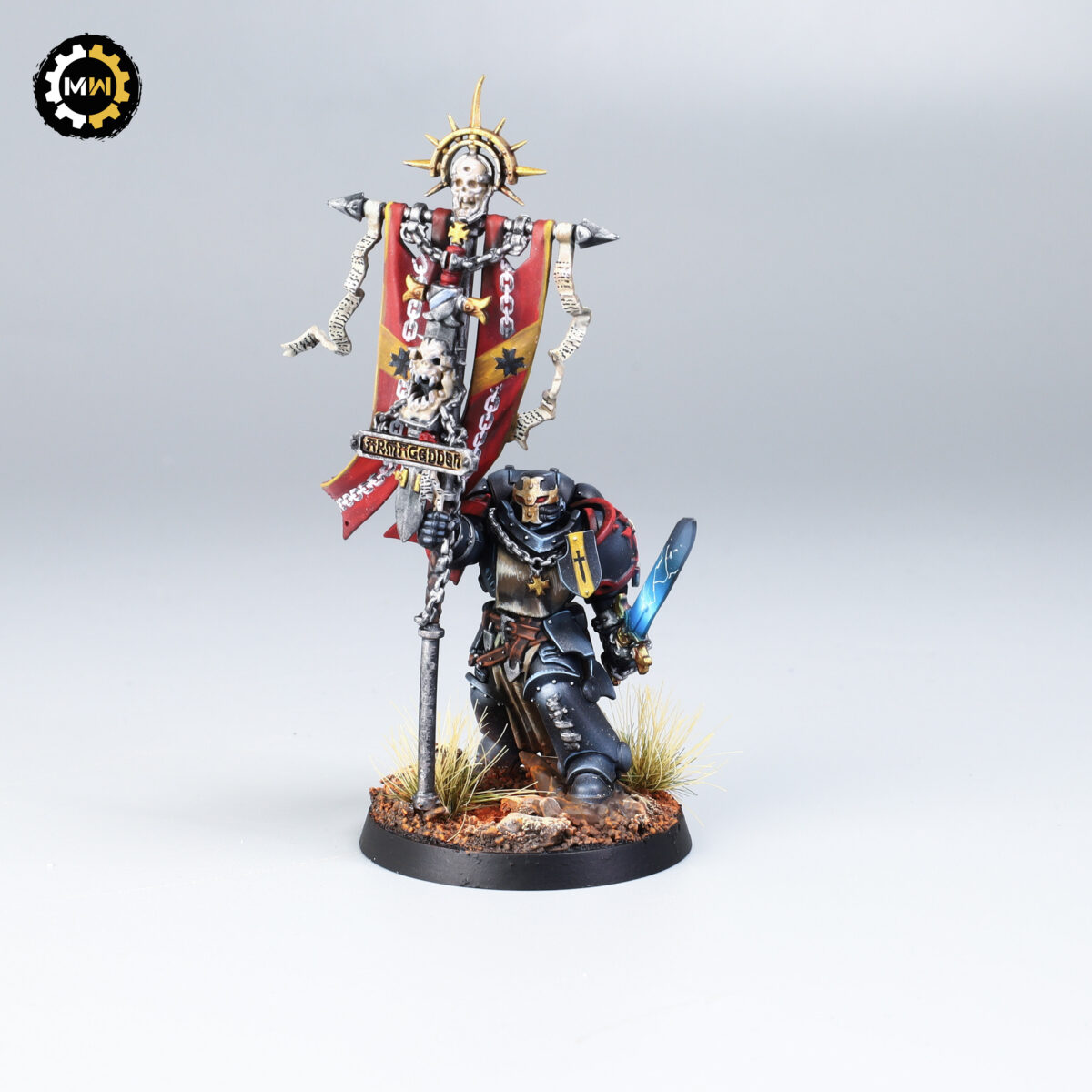 Black Templars Crusade Ancient Painted Miniature - Ready to Play