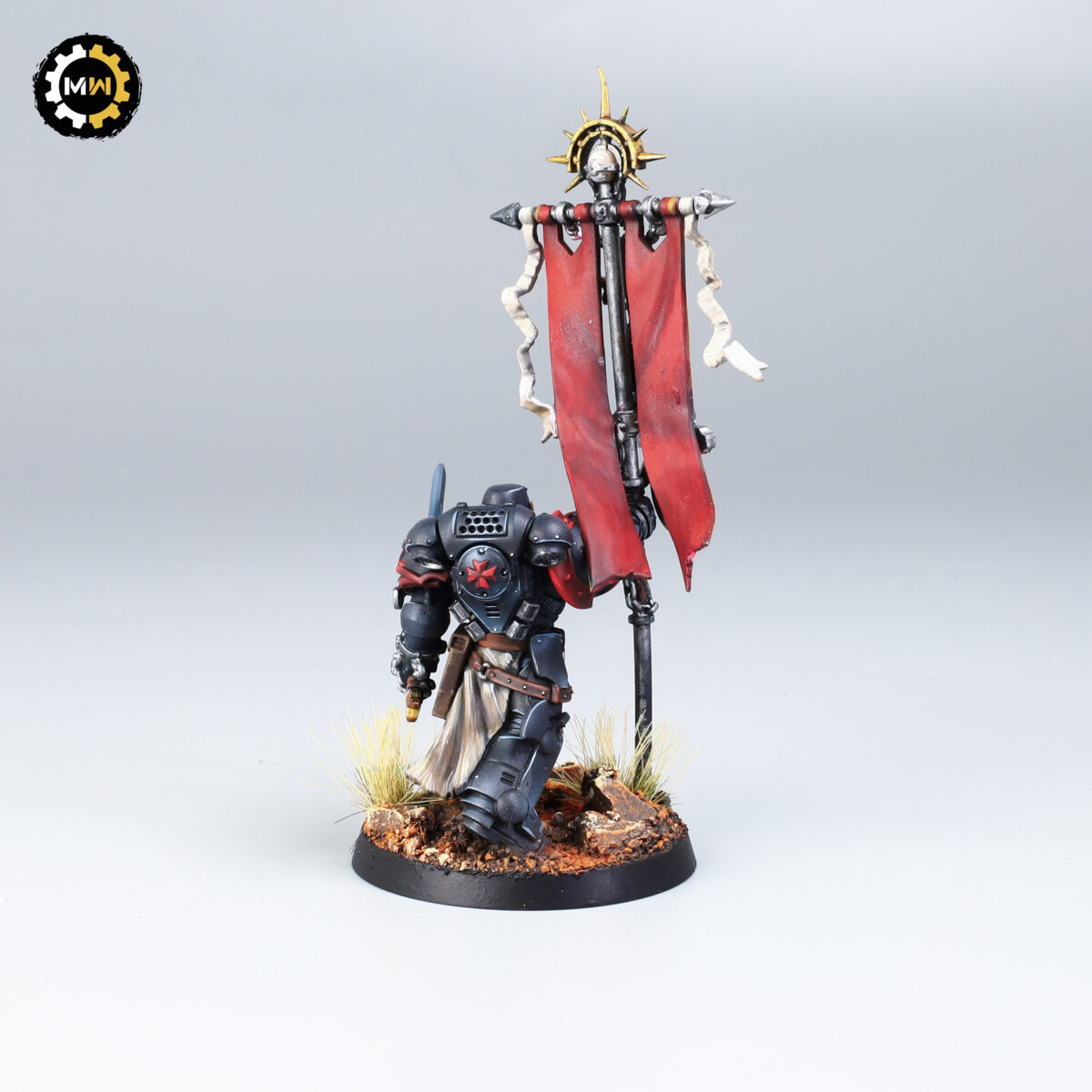 Black Templars Crusade Ancient Painted Miniature - Ready to Play
