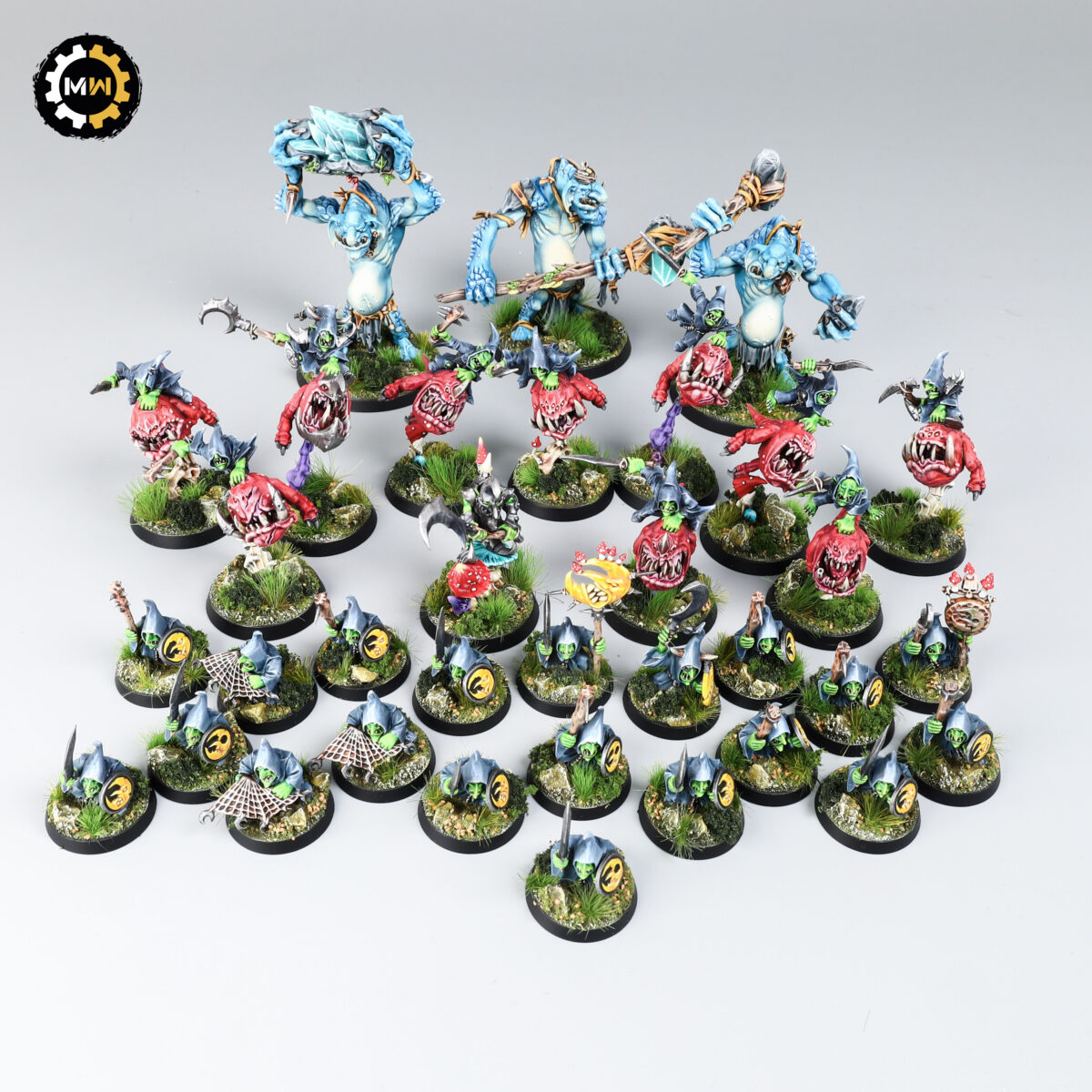 Gloomspite Gitz Spearhead Painted Miniature Set - Ready to Play