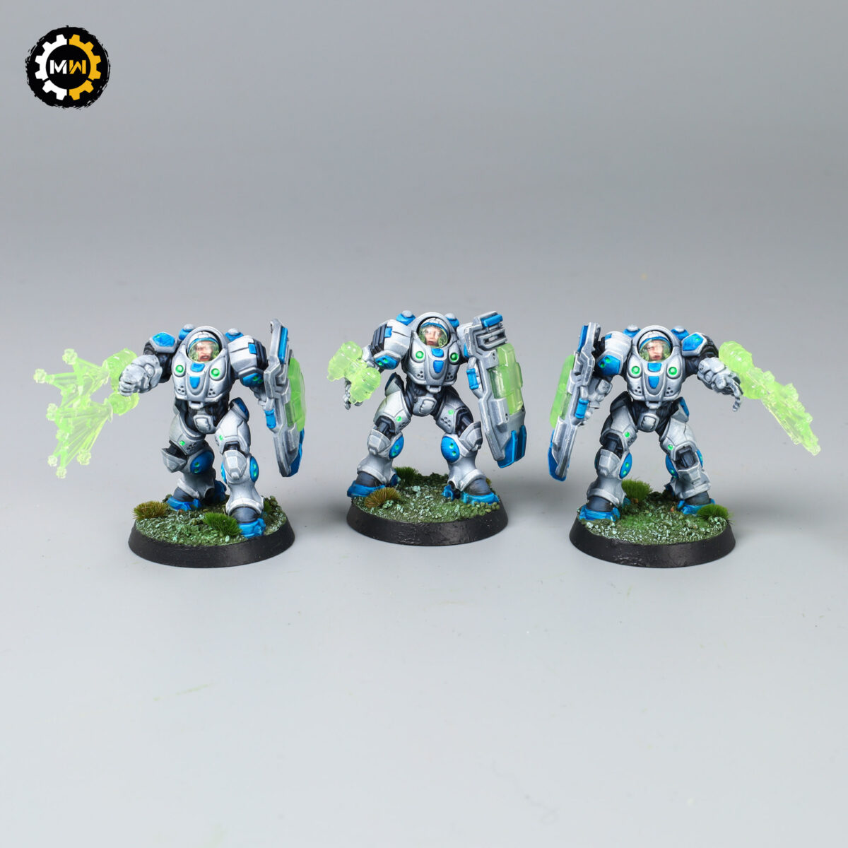 Painted Terran Medics | StarCraft: Tabletop Miniatures Game